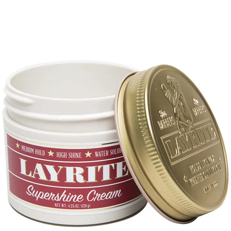 Layrite Supershine Cream 120g – Bravo Barber Supply