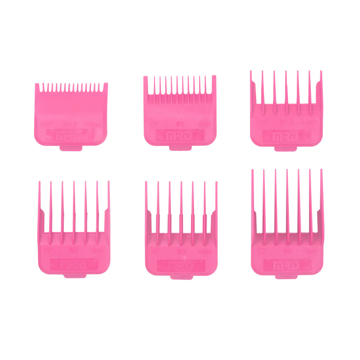 MRD Pro Premium Double Magnetic Clipper Guards Set - Pink – Bravo ...