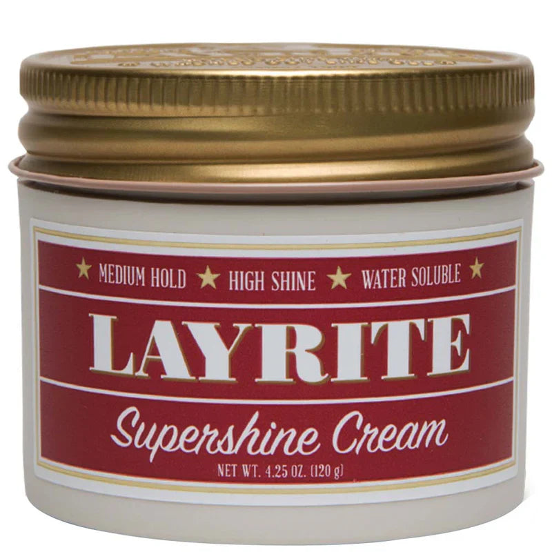 Layrite Supershine Cream 120g – Bravo Barber Supply