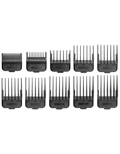 Monster Premium Double Magnetic Guards - Black – Bravo Barber Supply